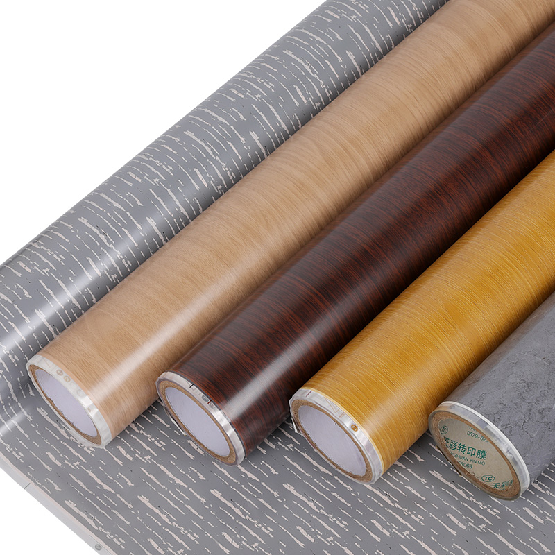 OEM Custom Color Pattern Natural Texture Heat Transfer Film ...